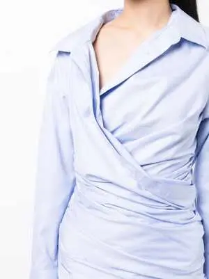 Alexander Wang Asymmetric Cotton Shirtdress
