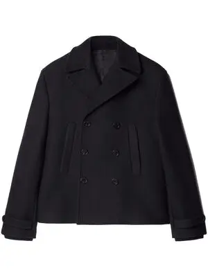 Off-white Notched Lapel Outerwear For Men