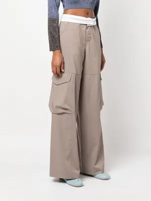 Gcds Wide-leg Cargo Trousers