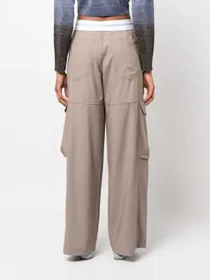 Gcds Wide-leg Cargo Trousers