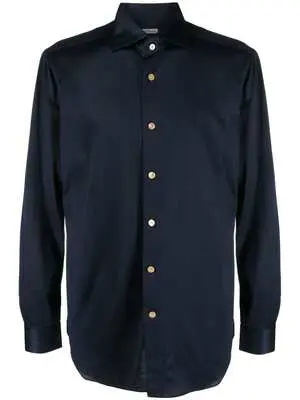 Kiton Slim-cut Cotton Shirt