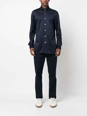 Kiton Slim-cut Cotton Shirt