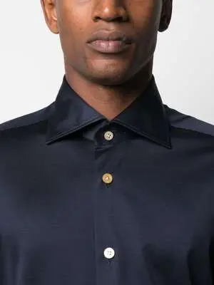 Kiton Slim-cut Cotton Shirt