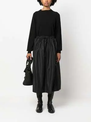 Woolrich High-waisted Midi Skirt