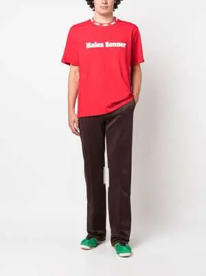 WALES BONNER Original Logo-appliqué T-shirt - Red