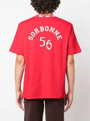 WALES BONNER Original Logo-appliqué T-shirt - Red