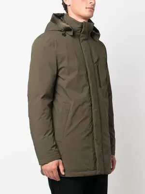 Woolrich Mountain Padded-interior Parka Coat - Green