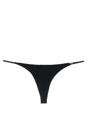 Dsquared2 Icon-plaque Bikini Bottoms - Black