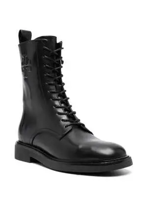 Tory Burch Double T Combat Boots