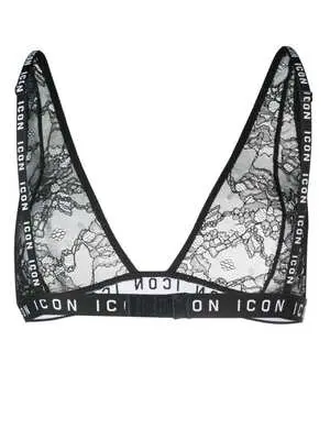 Dsquared2 Icon Lace Triangle Bra