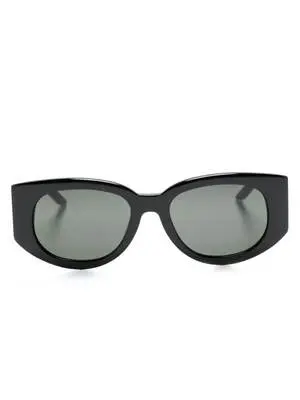 Casablanca The Memphis Rectangular Sunglasses - Black