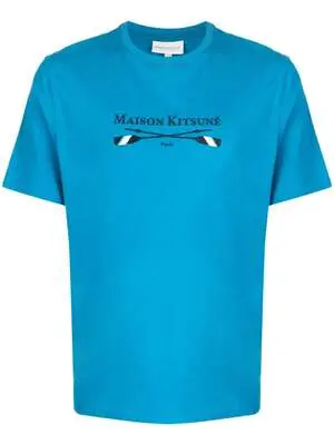 Men's Maison Kitsuné Blue T-shirts