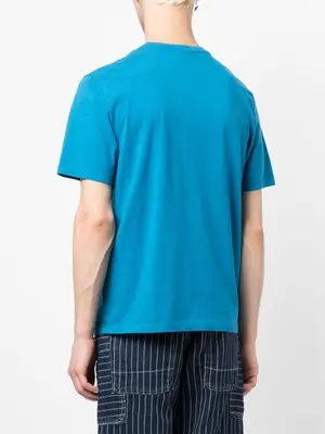Maison Kitsuné Logo-embroidered Cotton T-shirt