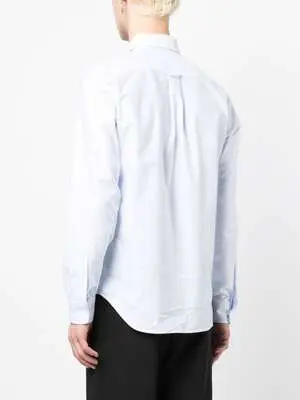 Maison Kitsuné Embroidered-fox Cotton Shirt