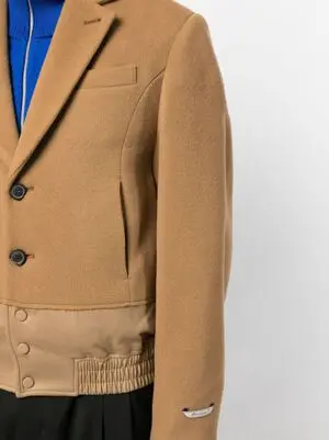 ADER ERROR Layered-effect Single-breasted Blazer