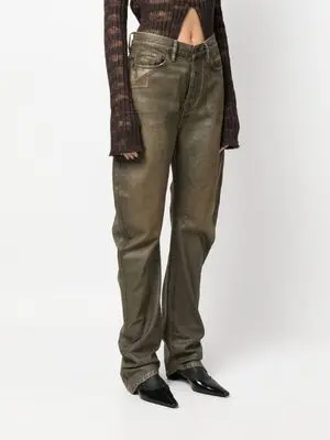 Acne Studios Relaxed Fit Coated Jeans