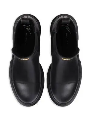GIUSEPPE ZANOTTI Tankie Leather Chelsea Boots