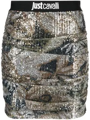 Just Cavalli Sequined Mini Skirt
