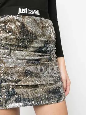 Just Cavalli Sequined Mini Skirt