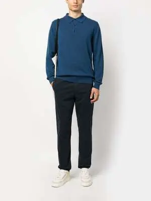 Woolrich Cotton Chino Trousers - Blue