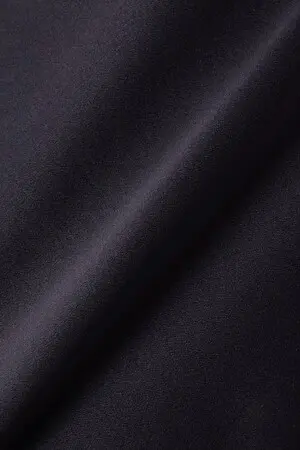 Saint Laurent Open-back Draped Silk-satin Top