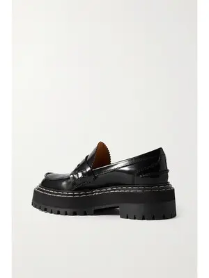 Proenza Schouler Patent-leather Platform Loafers
