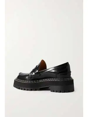Proenza Schouler Patent-leather Platform Loafers