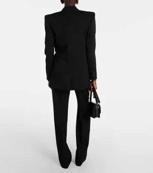 Saint Laurent Grain De Poudre Tuxedo Jacket