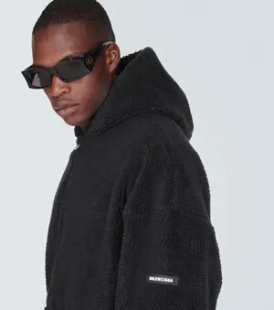 Balenciaga Oversized Fleece Hoodie