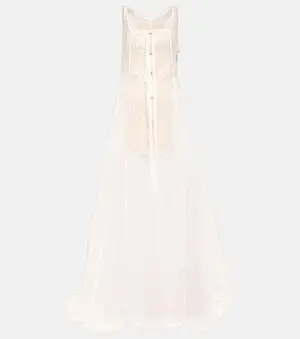 Jacquemus La Robe Dentelle Embellished Gown