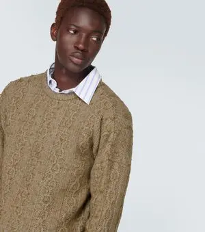 Our Legacy Aran Wool-blend Sweater