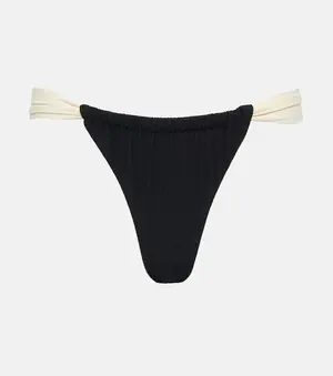 SAME High-leg Bikini Bottoms - Black