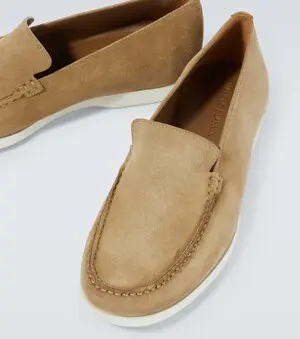 Manolo Blahnik Monaco Suede Loafers