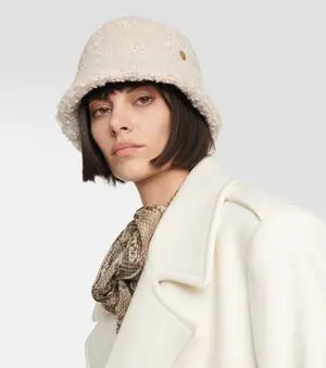 Stella McCartney Faux Shearling Bucket Hat