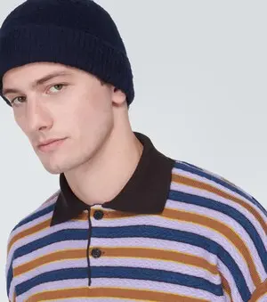 Zegna X The Elder Statesman Cashmere Blend Polo Sweater