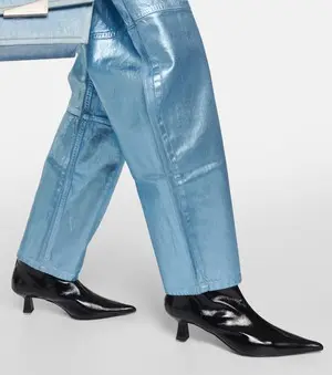 GANNI Zip-up Ankle Boots