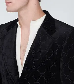 Gucci Gg Single-breasted Blazer