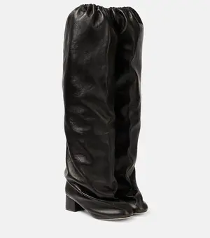 Khaite Bowe Over-the-knee Leather Boots