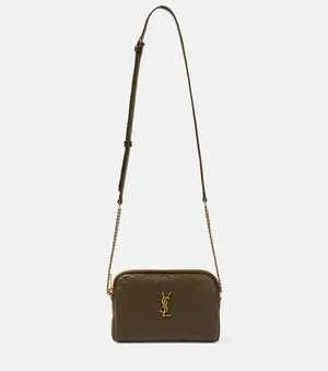 Saint Laurent Gaby Leather Shoulder Bag - Brown