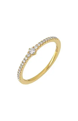 Bony Levy Liora Stackable Diamond Ring - 18ky Yellow Gold
