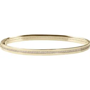 Lana Jewelry 14k Gold Diamond Bangle - Yellow Gold