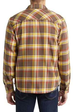 OUTDOOR RESEARCH Feedback Plaid Flannel Overshirt - Hickory Plaid