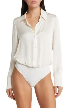 FAVORITE DAUGHTER The Take Me Seriously Bodysuit - Ivory