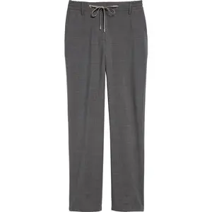 Eleventy Stretch Virgin Wool Drawstring Trousers