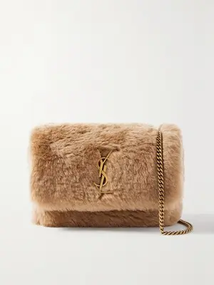 Saint Laurent Kate Shearling Shoulder Bag