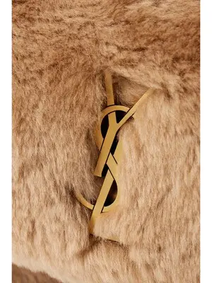 Saint Laurent Kate Shearling Shoulder Bag