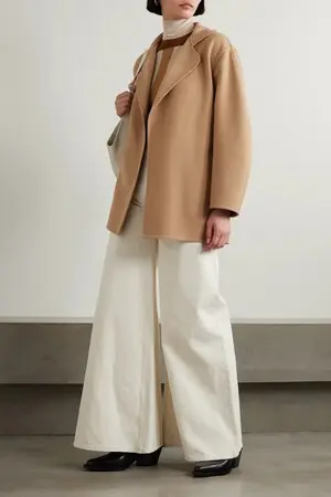 Chloé Belted Wool And Cashmere-blend Jacket