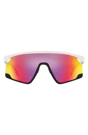 Oakley Bxtr Prizm™ Wrap Shield Sunglasses - White