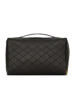 Saint Laurent Gaby Quilted Vanity Case