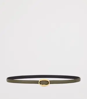 Saint Laurent Leather Belt - Black